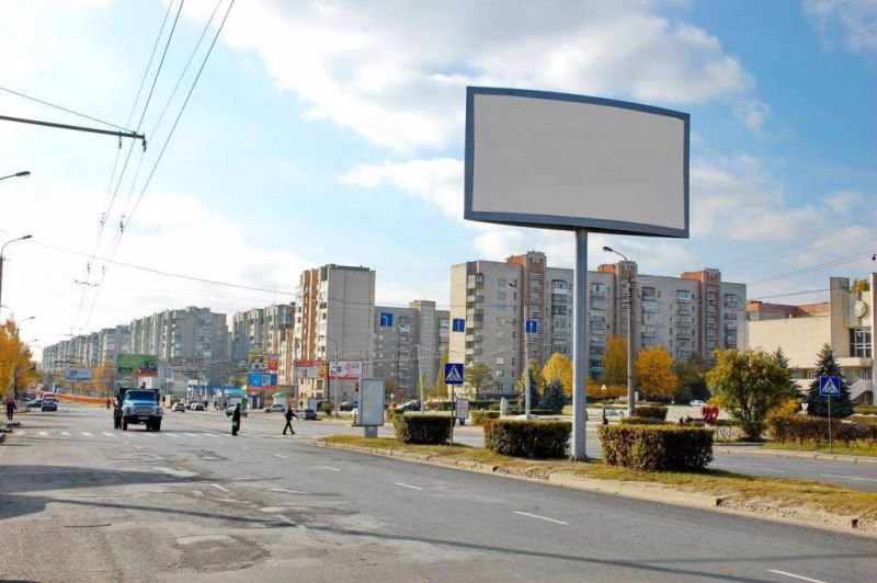 Билборд в городе Луцк #118551 по адресу Соборності,11 (розділова смуга)